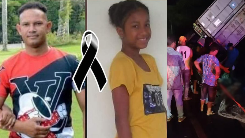 Padre e hija mueren en accidente Padre e hija mueren en accidente