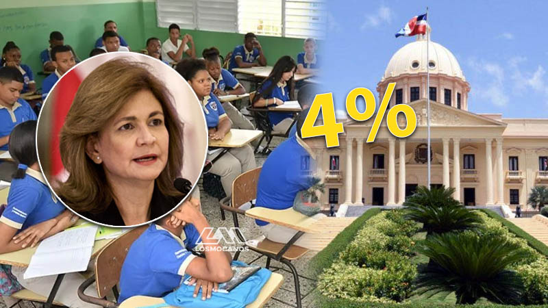 Gobierno se compromete a no tocar el 4% para la Educación Gobierno se compromete a no tocar el 4% para la Educación